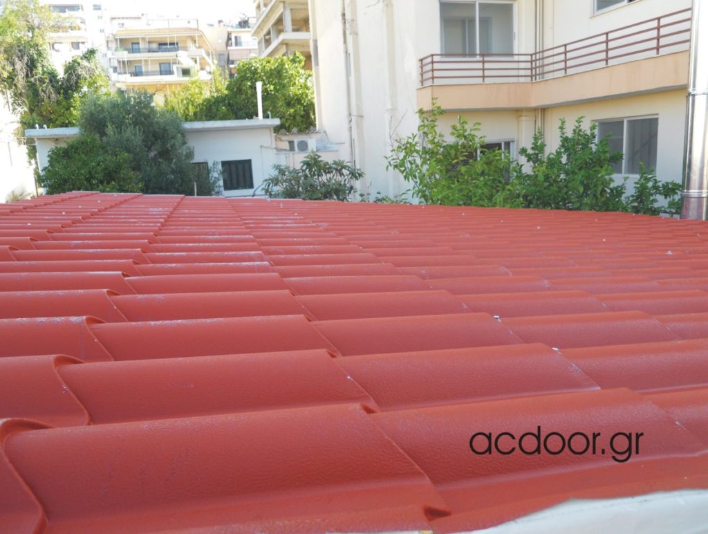 Αντικατάσταση παραδοσιακά κεραμίδια σκεπής με πάνελ κεραμίδι | ACDoor
